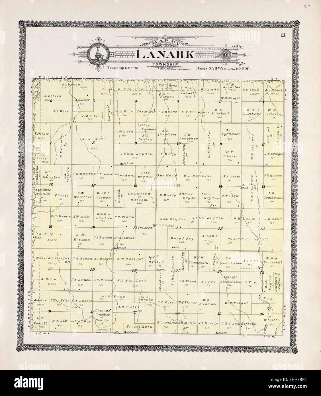 Standard atlas of Rooks County, Kansas - including a plat book of the ...