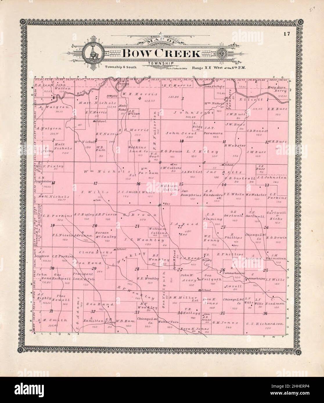 Standard atlas of Rooks County, Kansas - including a plat book of the ...