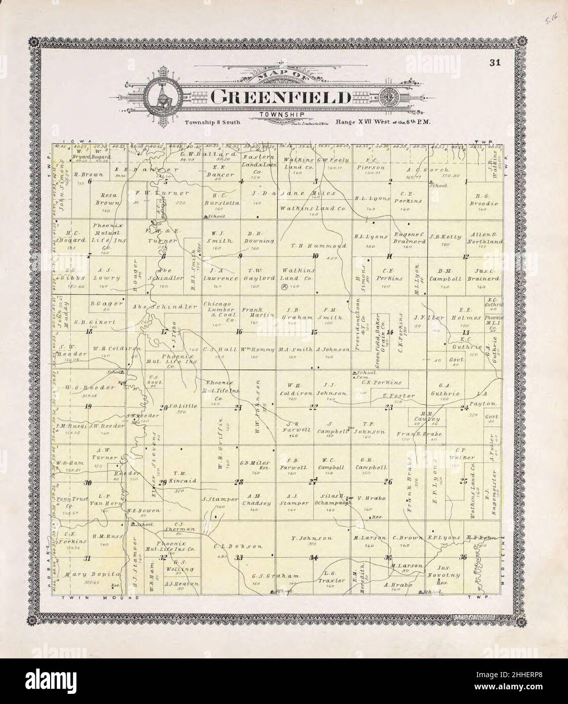Standard atlas of Rooks County, Kansas - including a plat book of the ...