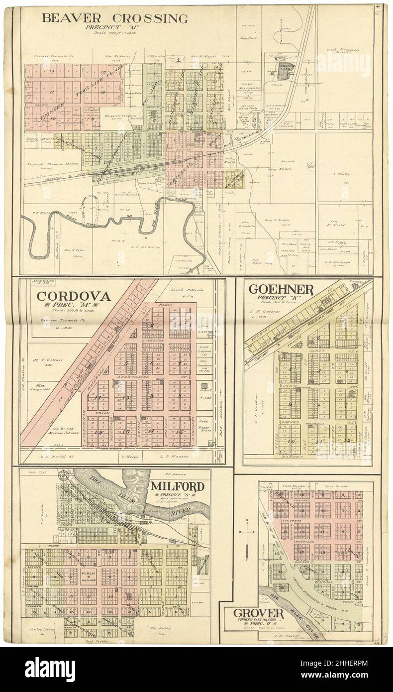 Standard atlas of Seward County, Nebraska - including a plat book of ...
