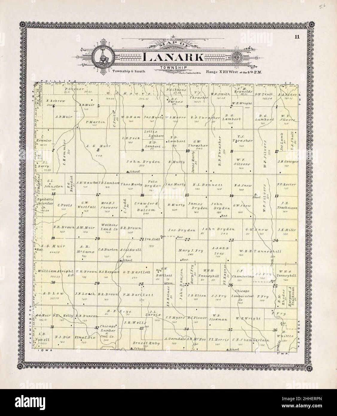 Standard atlas of Rooks County, Kansas - including a plat book of the ...