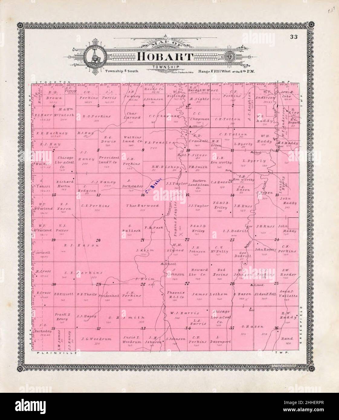 Standard atlas of Rooks County, Kansas - including a plat book of the ...