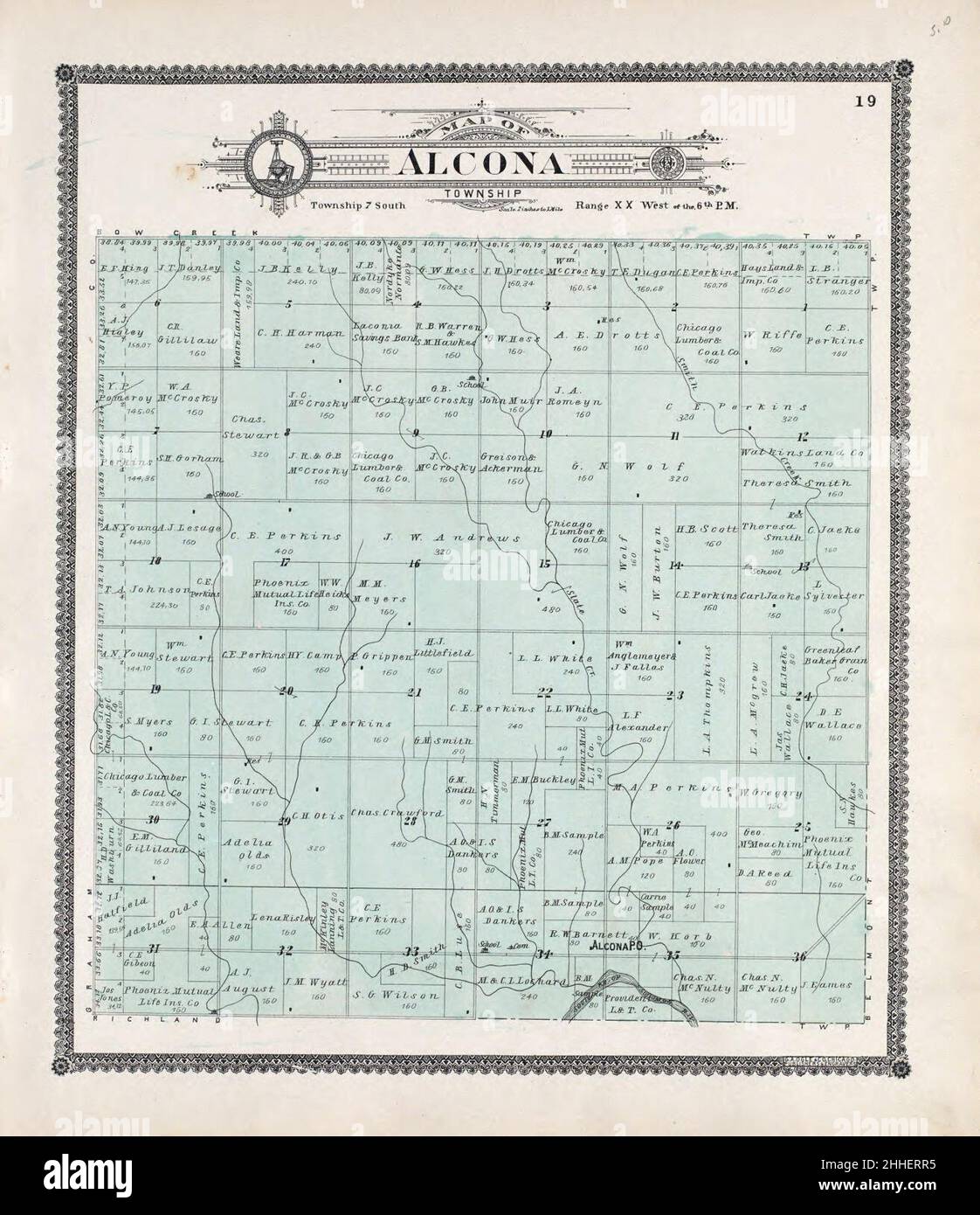 Rooks kansas map hi-res stock photography and images - Alamy