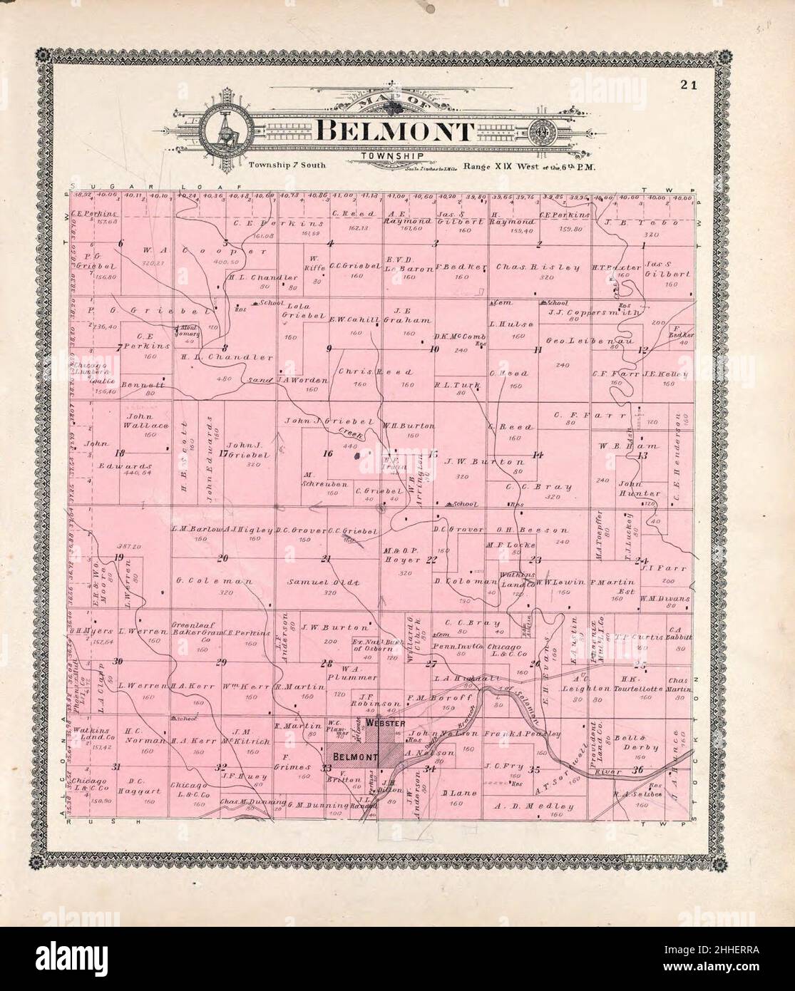 Standard atlas of Rooks County, Kansas - including a plat book of the ...