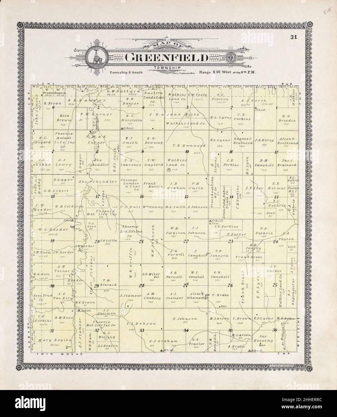 Standard atlas of Rooks County, Kansas - including a plat book of the ...