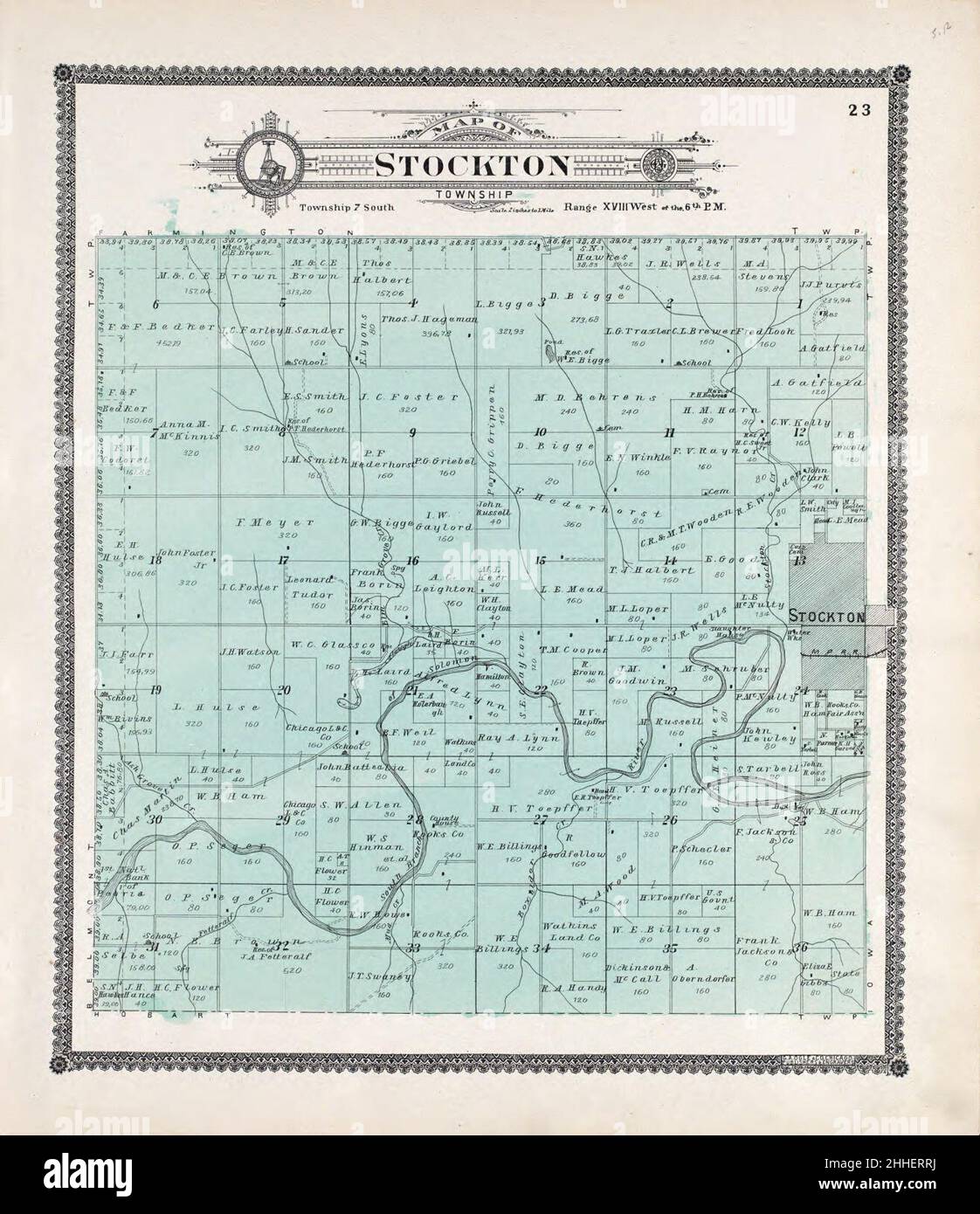 Rooks kansas map hi-res stock photography and images - Alamy