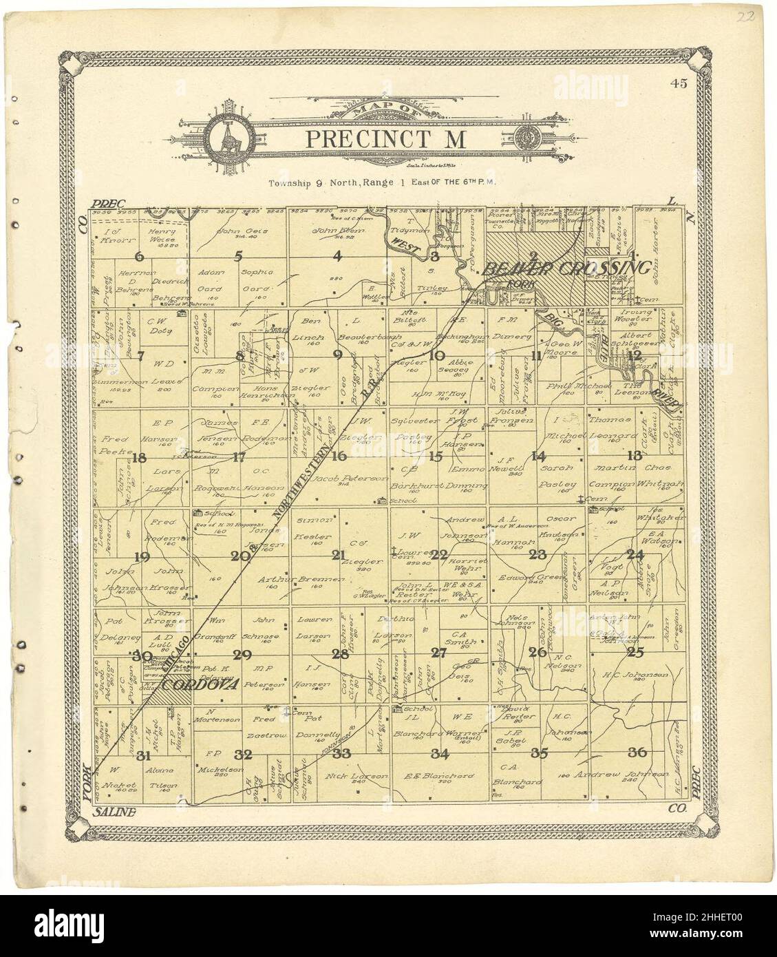 Standard atlas of Seward County, Nebraska - including a plat book of ...