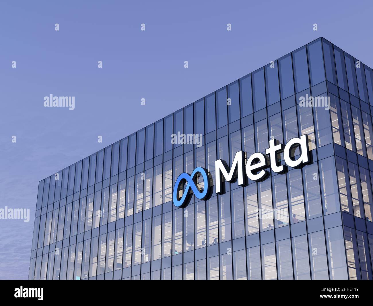 Menlo Park, California, USA. January 9, 2022. Editorial Use Only, 3D ...