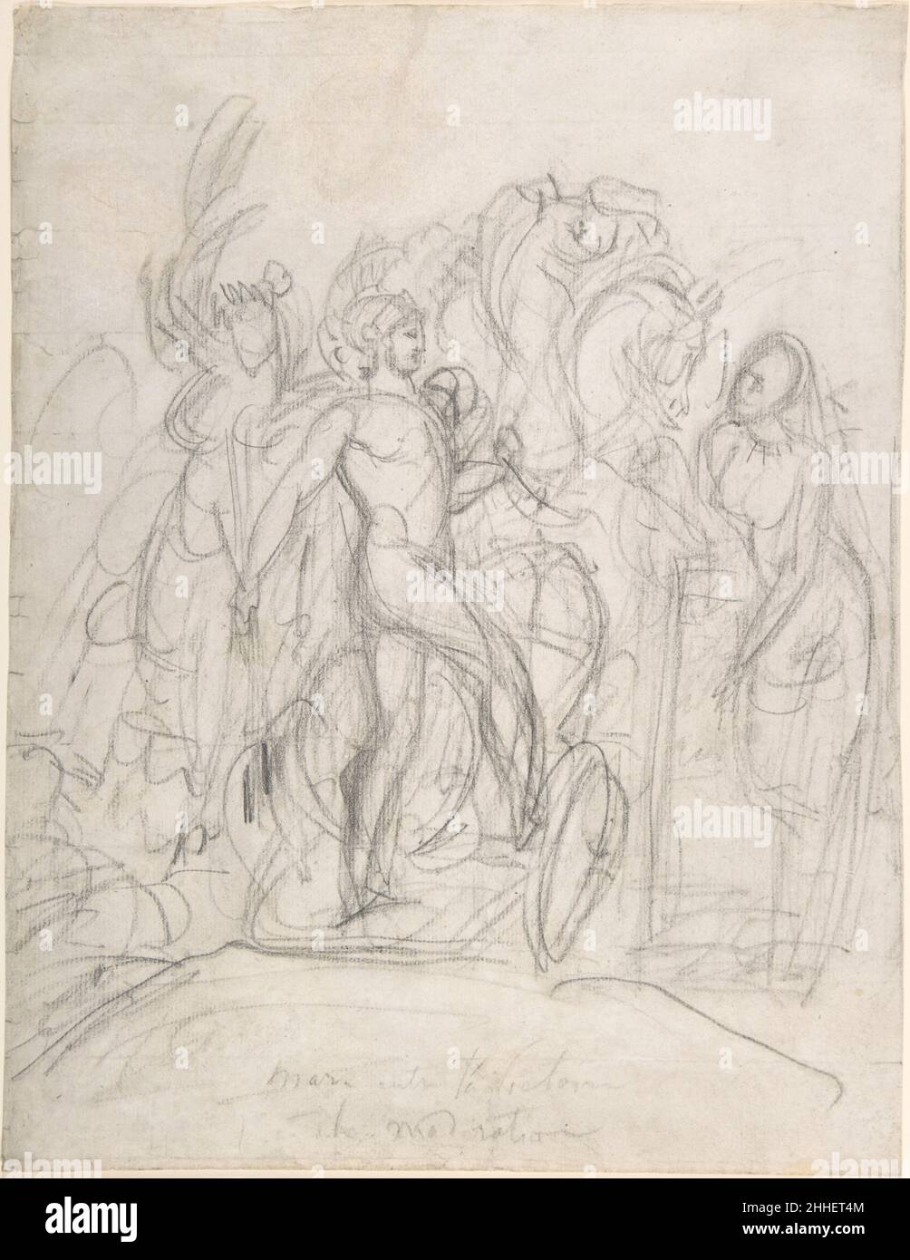 Mars Crowned by Victory and Listening to Moderation n.d. baron Antoine ...