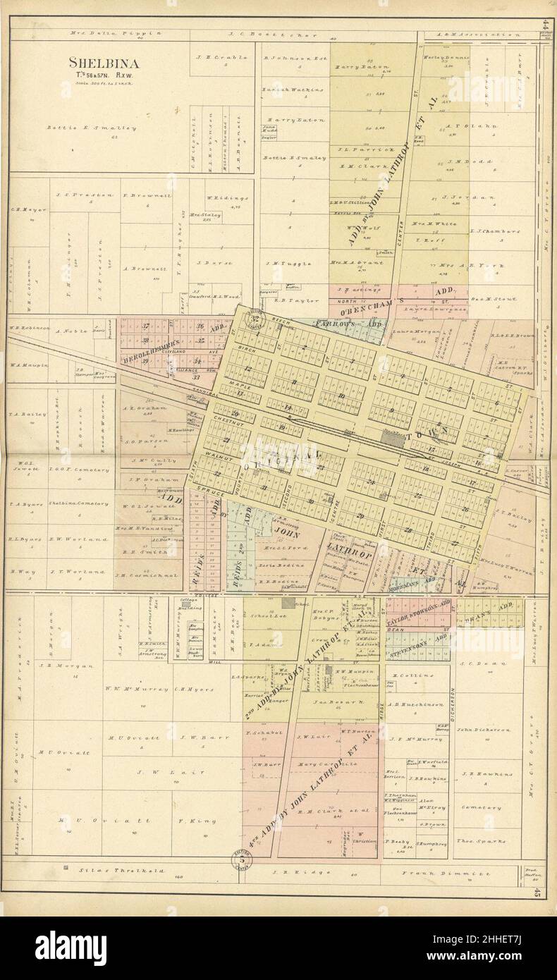 Standard atlas of Shelby County, Missouri - including a plat book of ...