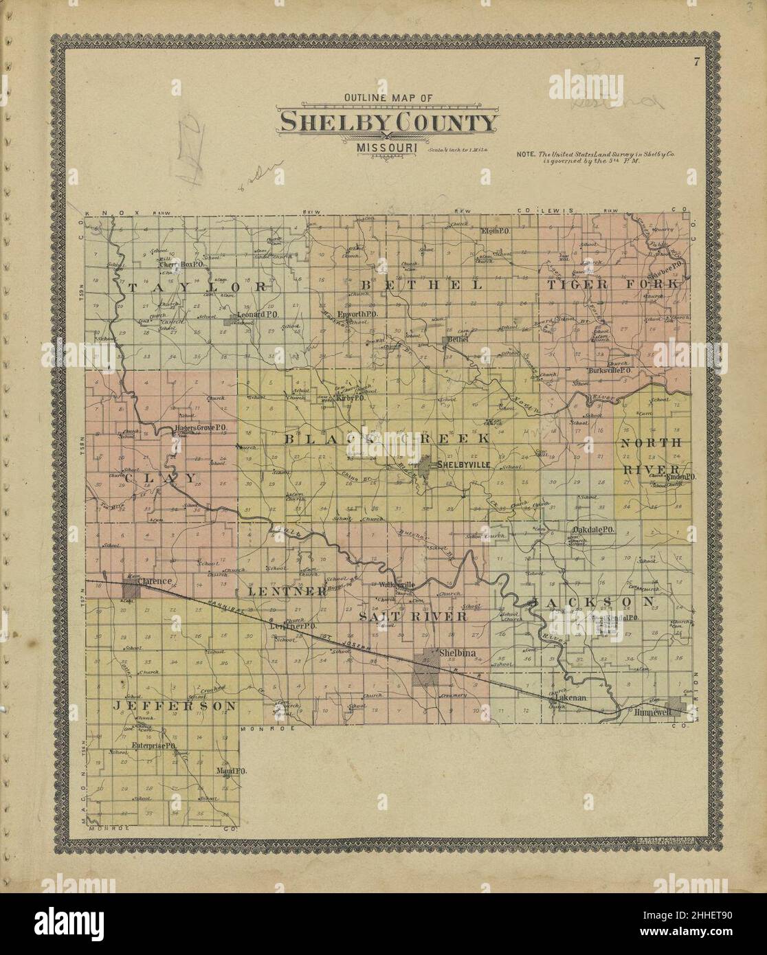 Standard atlas of Shelby County, Missouri - including a plat book of ...