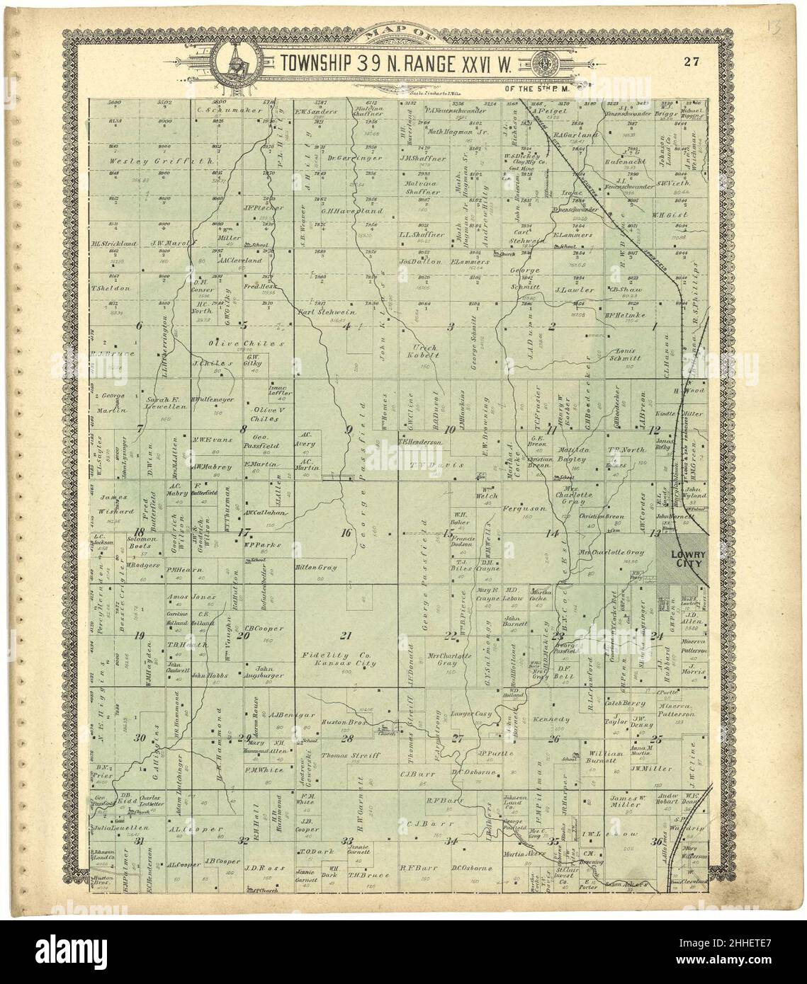 Standard atlas of St. Clair County, Missouri - including a plat book of ...