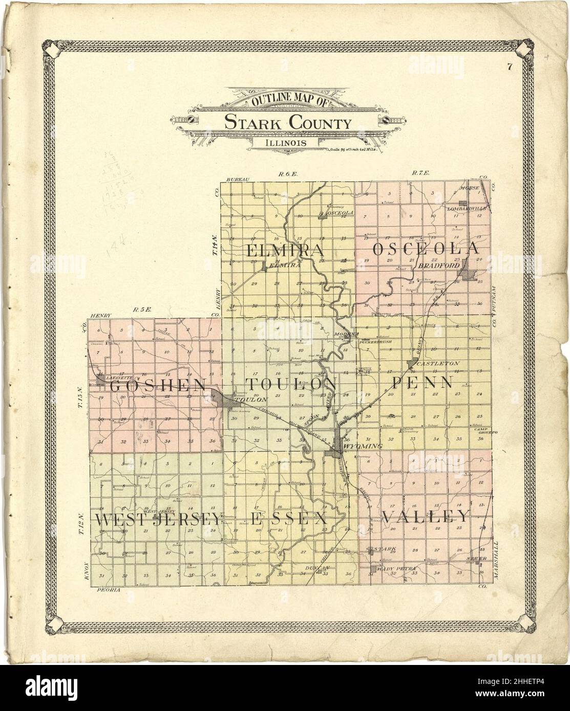 Standard atlas of Stark County, Illinois - including a plat book of the ...