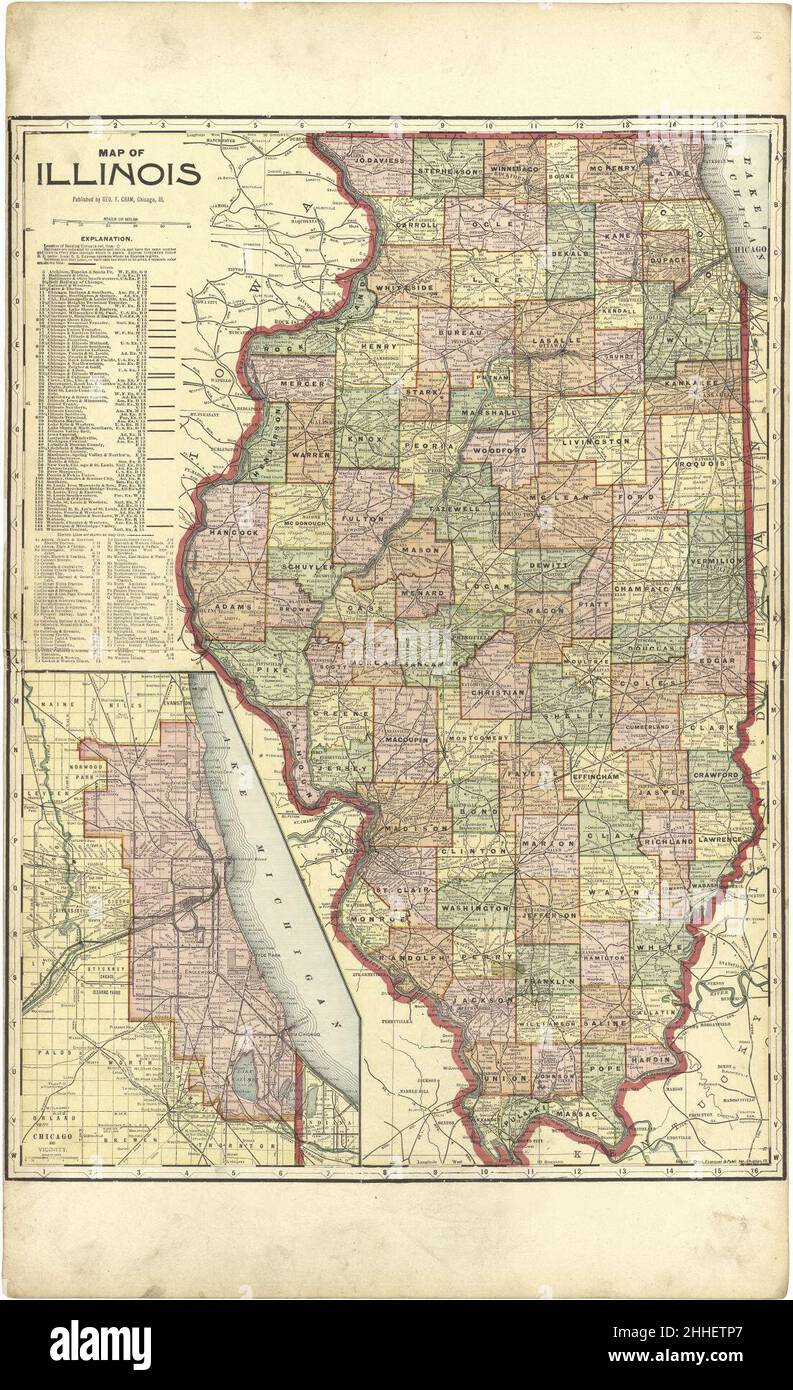 Standard atlas of Stark County, Illinois - including a plat book of the villages, cities and ...
