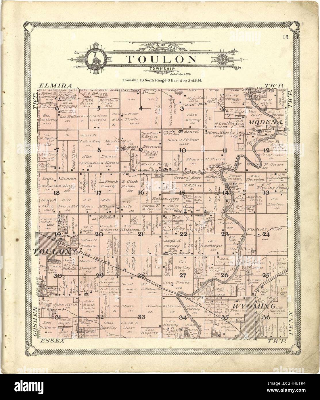 Standard atlas of Stark County, Illinois - including a plat book of the ...