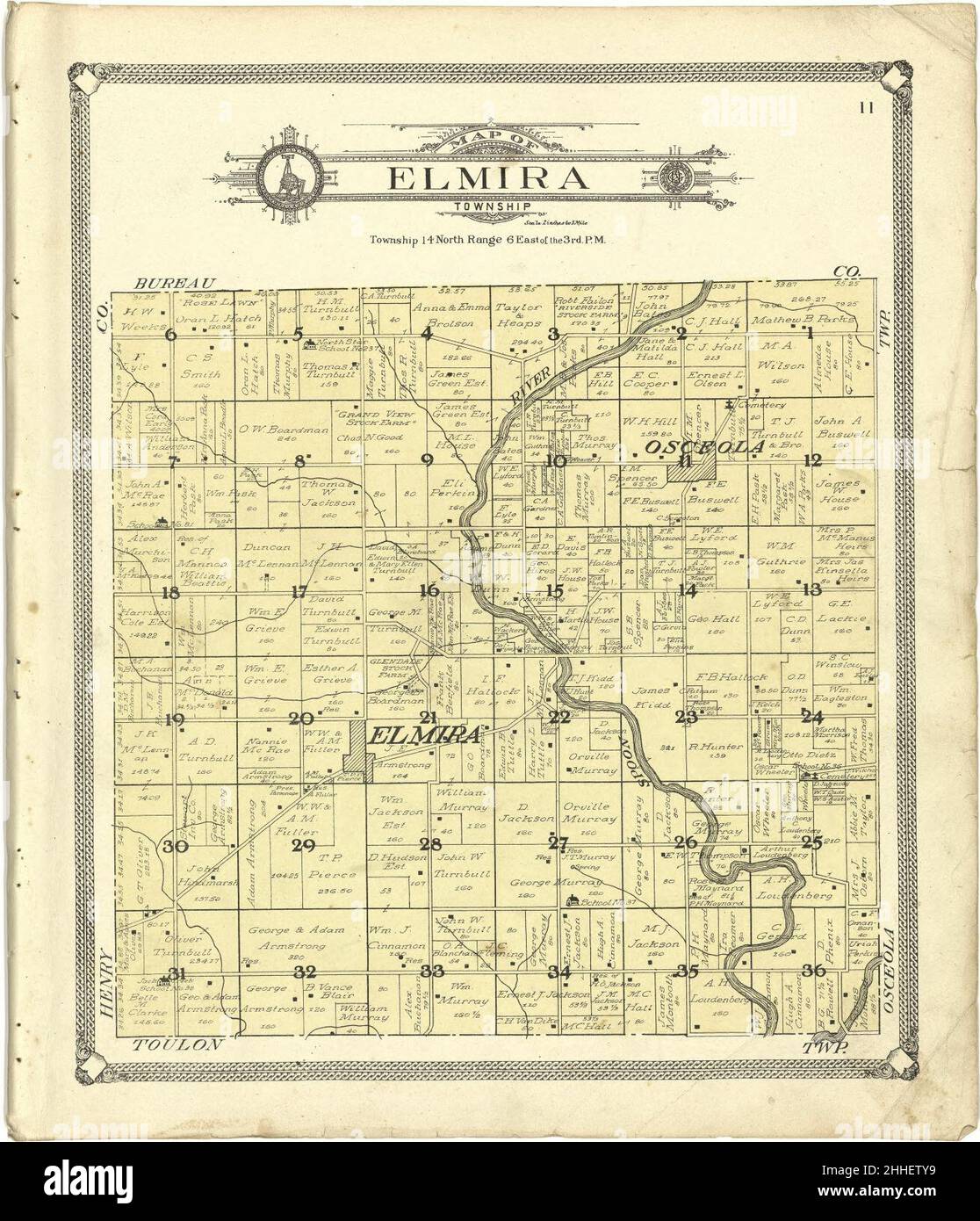 Standard atlas of Stark County, Illinois - including a plat book of the ...