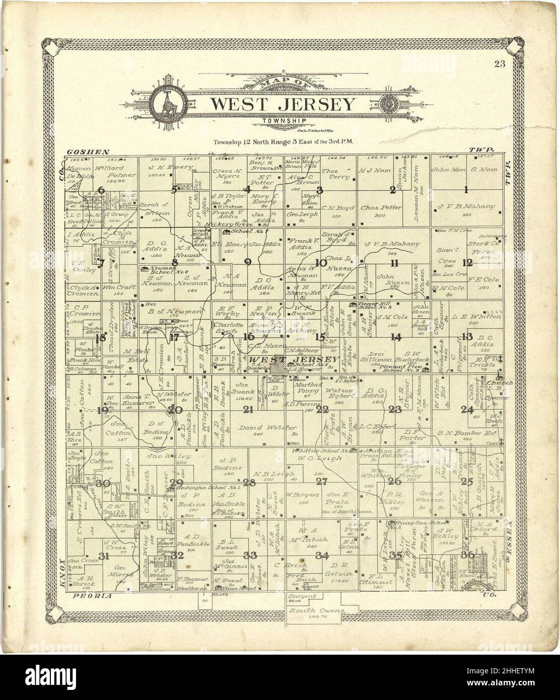 Standard atlas of Stark County, Illinois - including a plat book of the ...