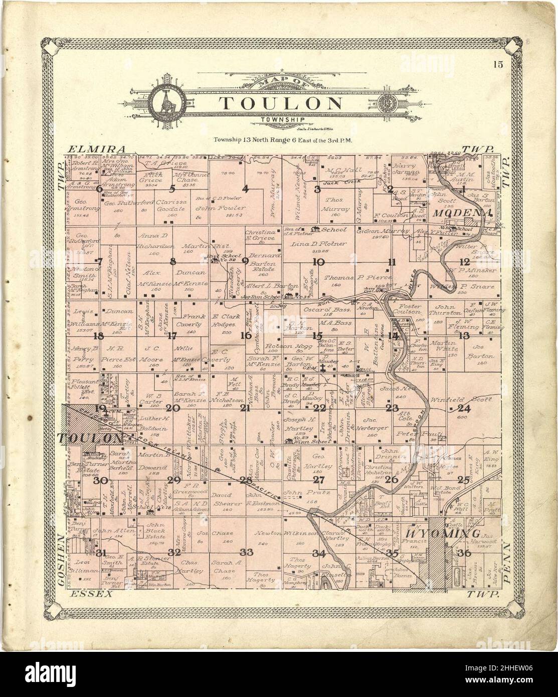 Standard atlas of Stark County, Illinois - including a plat book of the ...