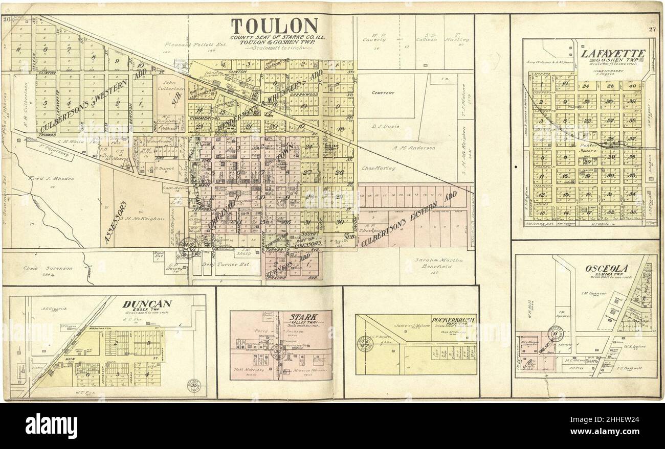 Standard atlas of Stark County, Illinois - including a plat book of the ...