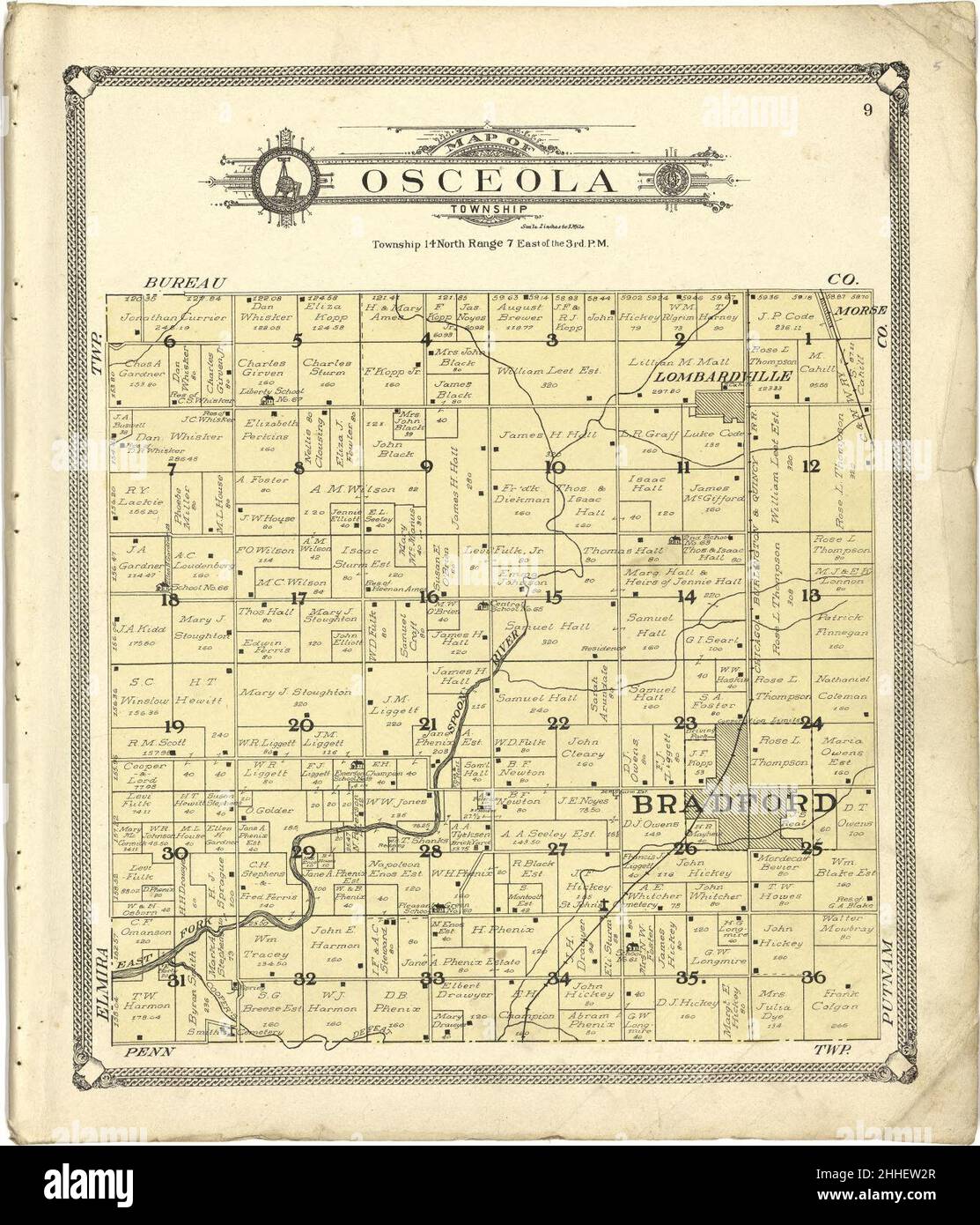 Standard atlas of Stark County, Illinois - including a plat book of the ...