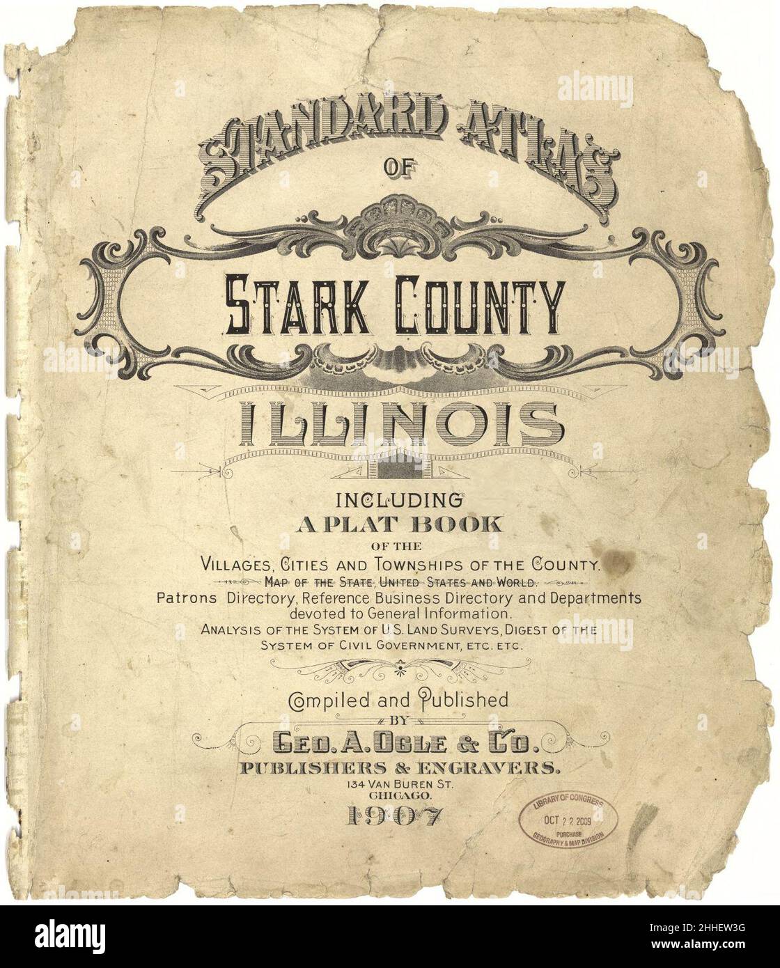 Standard atlas of Stark County, Illinois - including a plat book of the ...