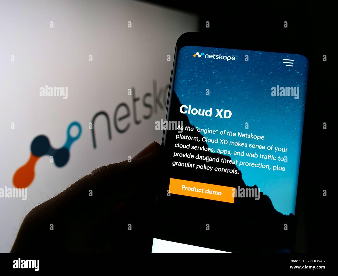 Netskope logo hi-res stock photography and images - Alamy