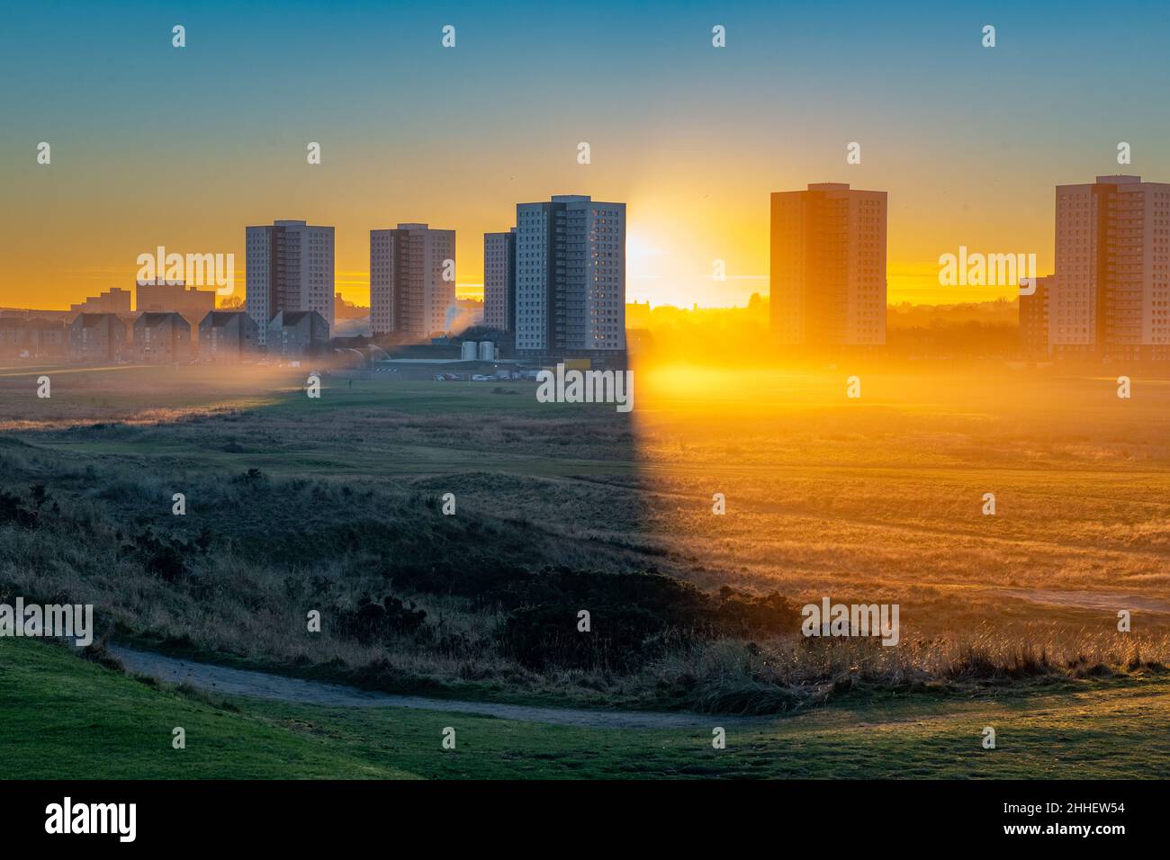 Aberdeen sunset hi-res stock photography and images - Alamy