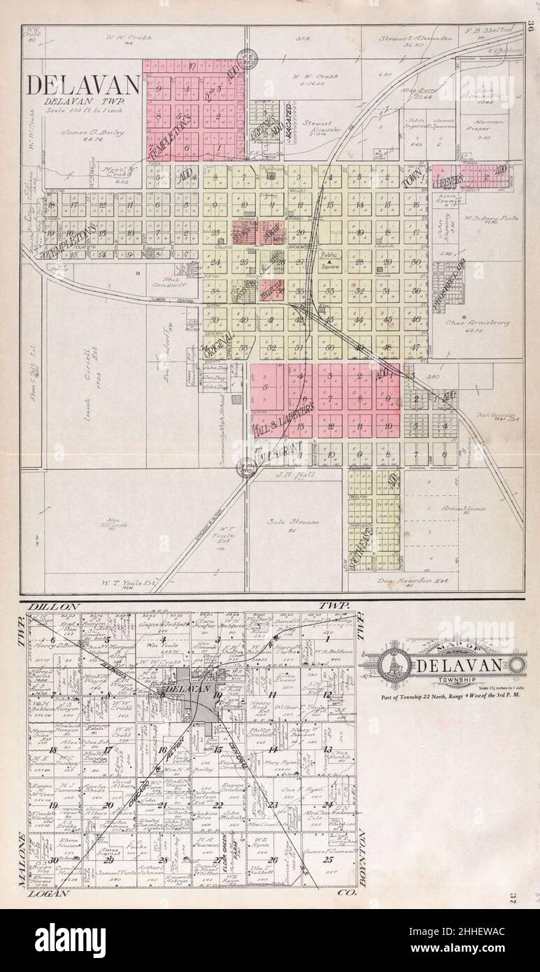 Standard atlas of Tazewell County, Illinois - including a plat book of ...