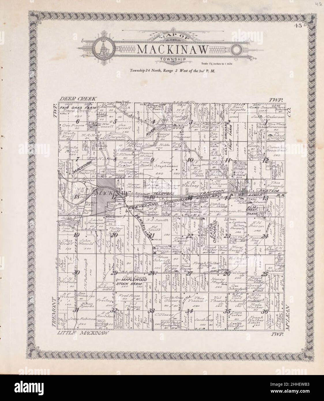 Standard atlas of Tazewell County, Illinois - including a plat book of ...