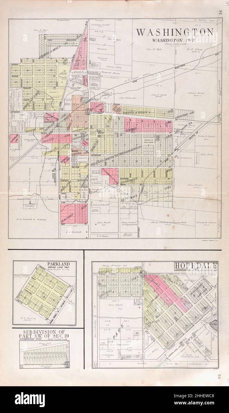 Standard atlas of Tazewell County, Illinois - including a plat book of ...