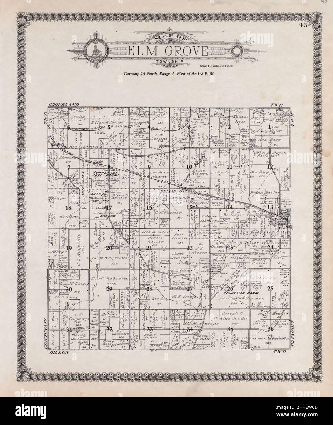 Standard atlas of Tazewell County, Illinois - including a plat book of ...