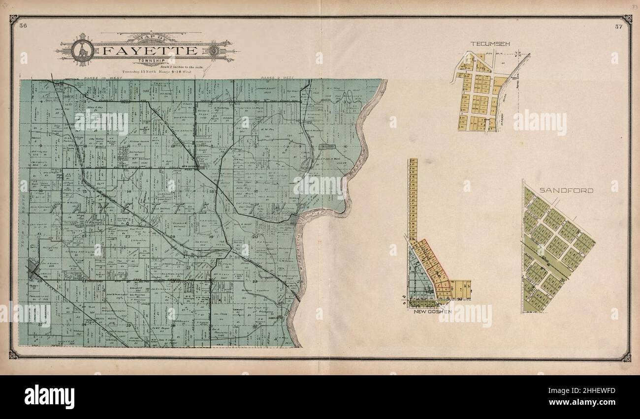 Standard atlas of Vigo County, Indiana - including a plat book of the ...