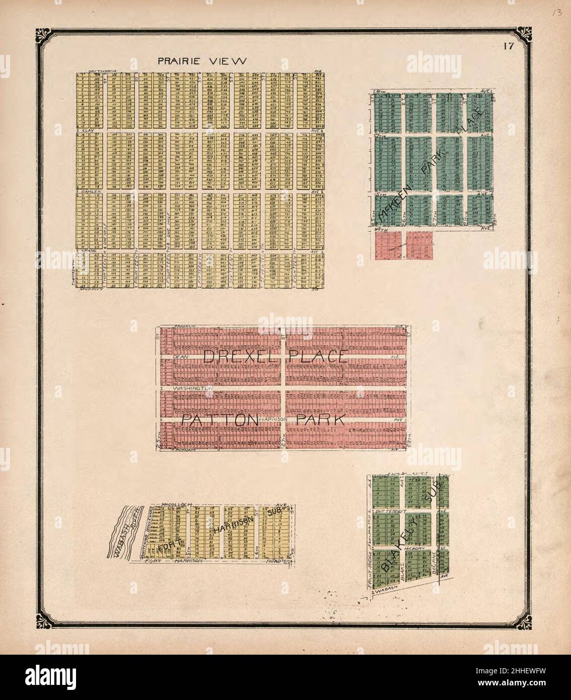Standard atlas of Vigo County, Indiana - including a plat book of the ...
