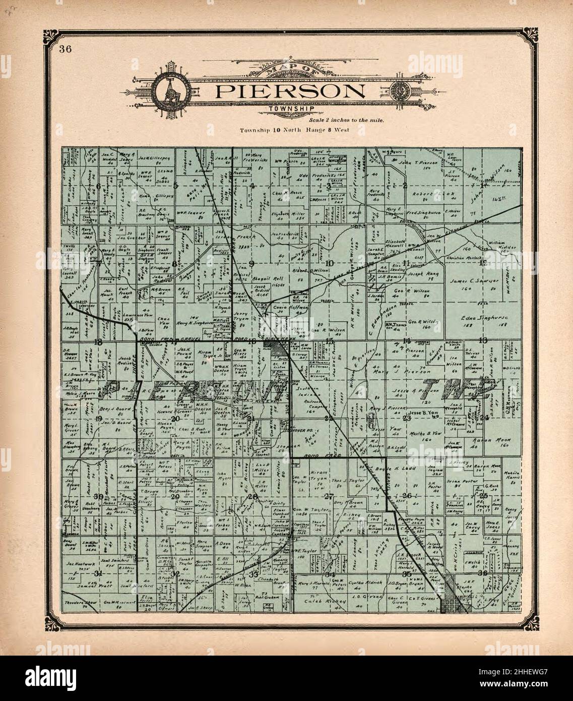 Standard atlas of Vigo County, Indiana - including a plat book of the ...