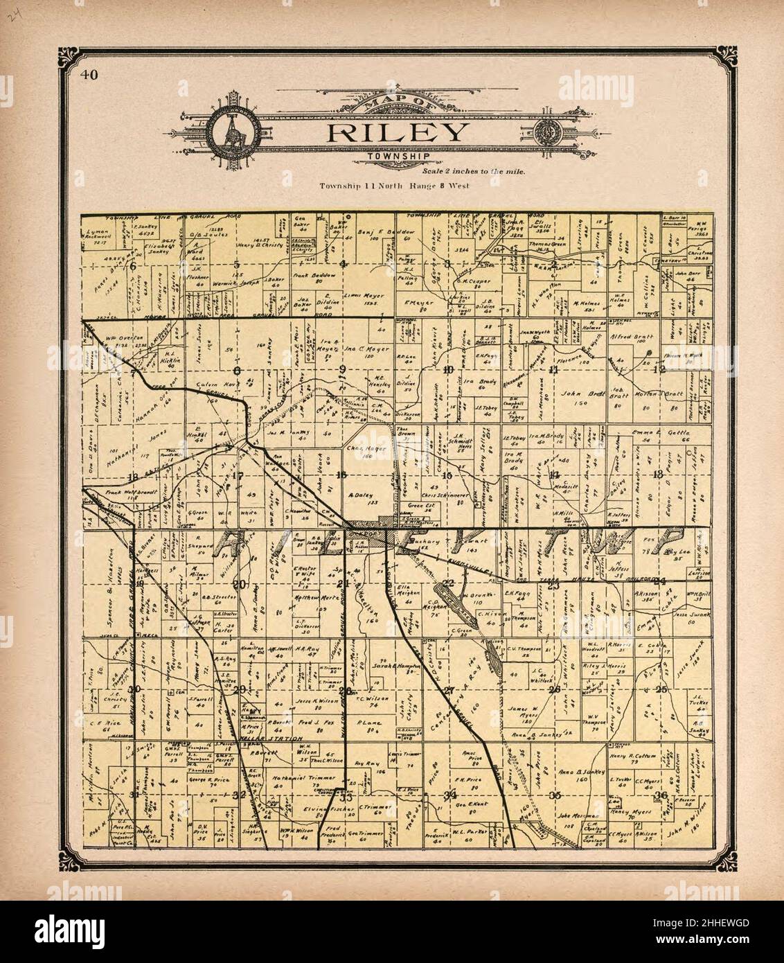 Standard atlas of Vigo County, Indiana - including a plat book of the ...