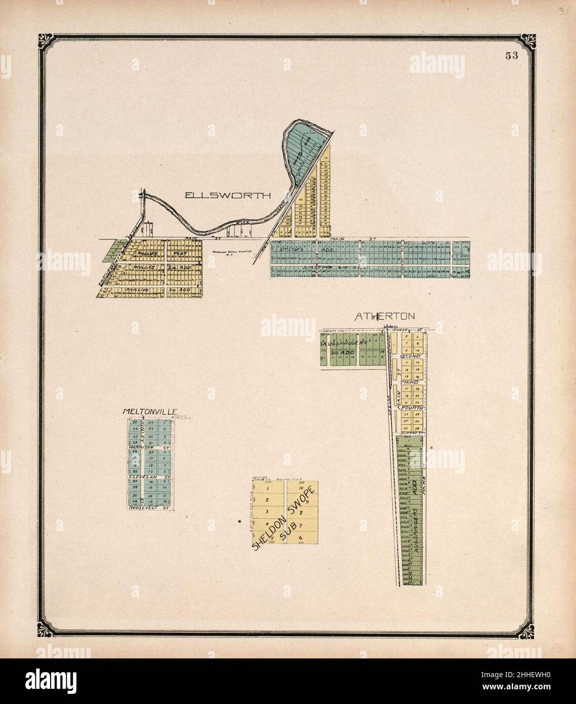 Standard atlas of Vigo County, Indiana - including a plat book of the ...