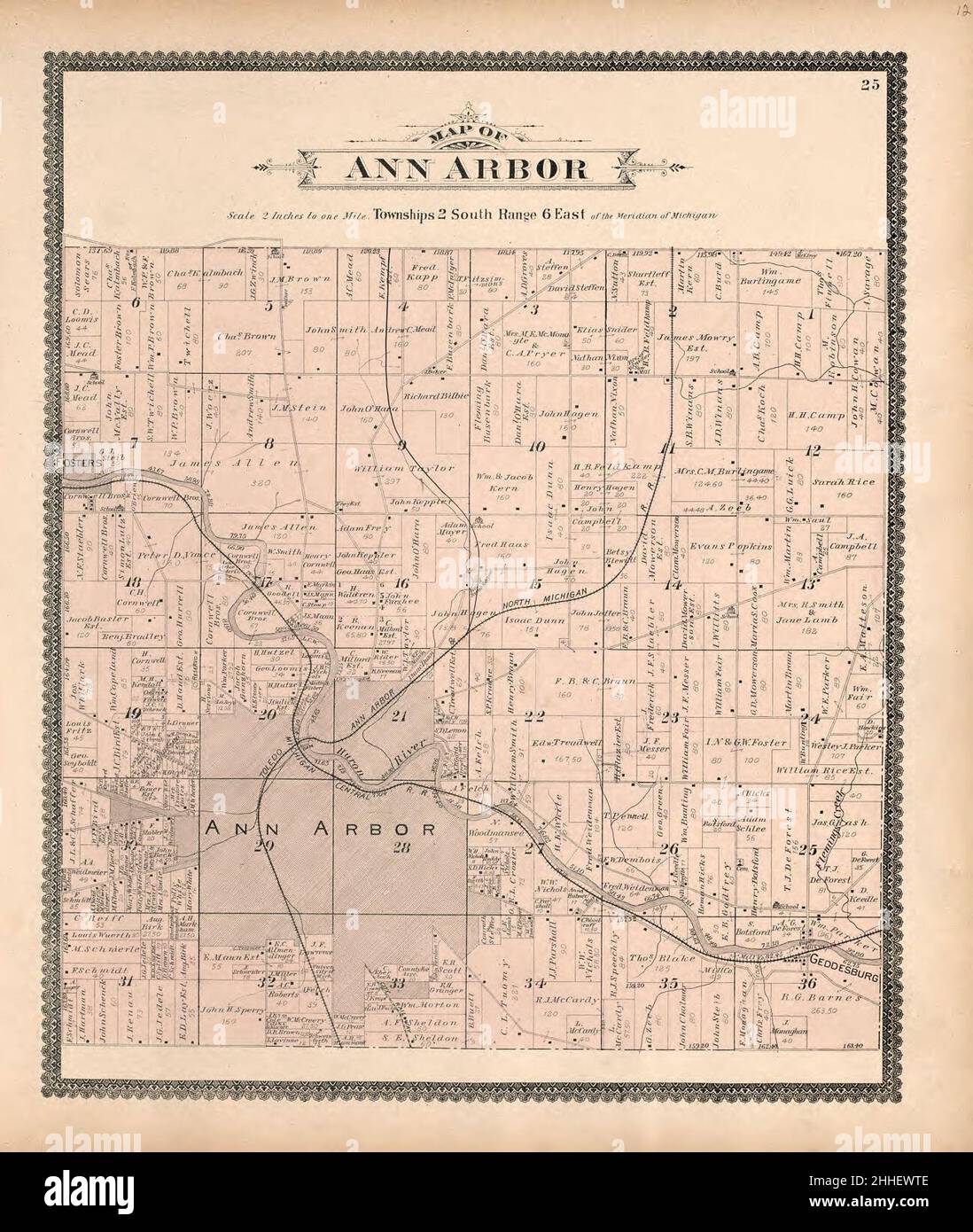 Standard atlas of Washtenaw County, Michigan - including a plat book of ... Standard atlas of Washtenaw County, Michigan - including a plat book of ...