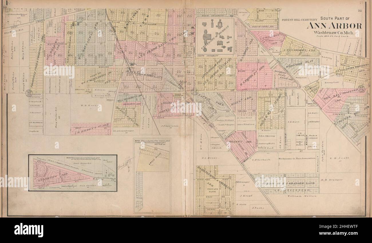 Standard atlas of Washtenaw County, Michigan - including a plat book of ...
