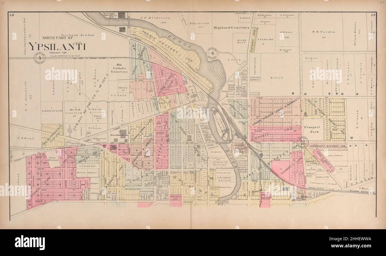 Standard atlas of Washtenaw County, Michigan - including a plat book of ...