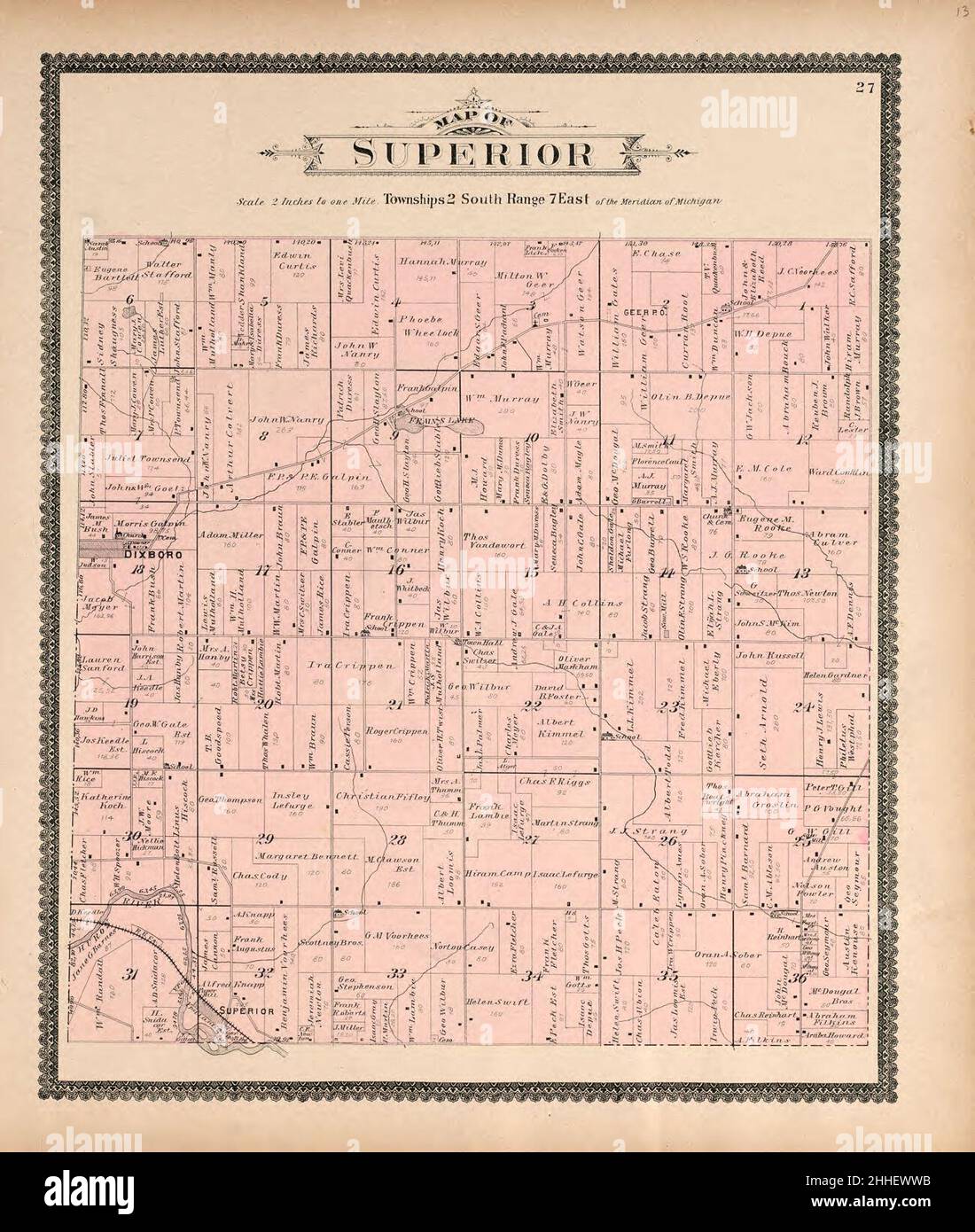 Standard atlas of Washtenaw County, Michigan - including a plat book of ...
