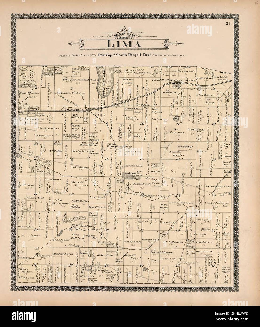 Standard atlas of Washtenaw County, Michigan - including a plat book of ...