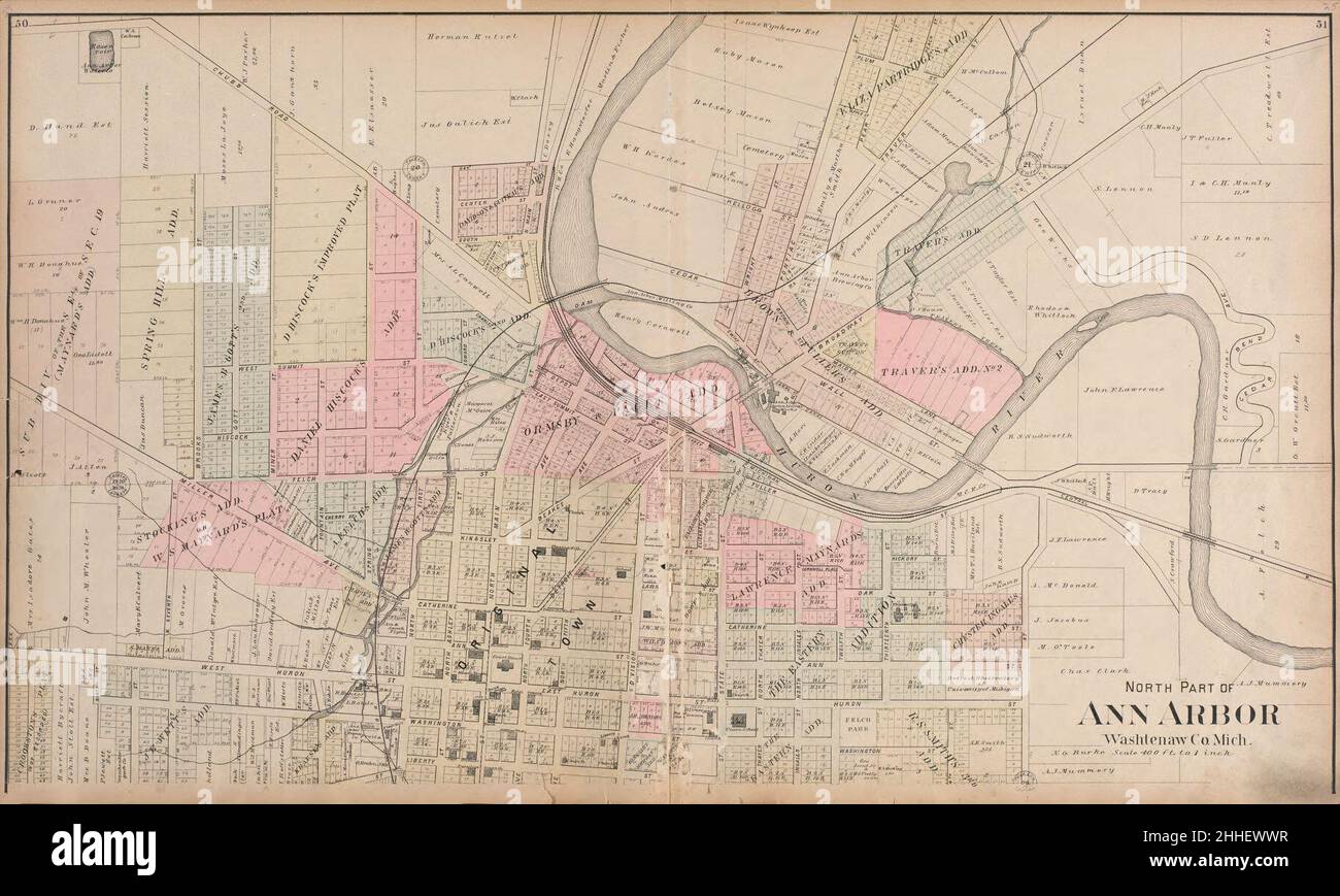 Standard atlas of Washtenaw County, Michigan - including a plat book of ...