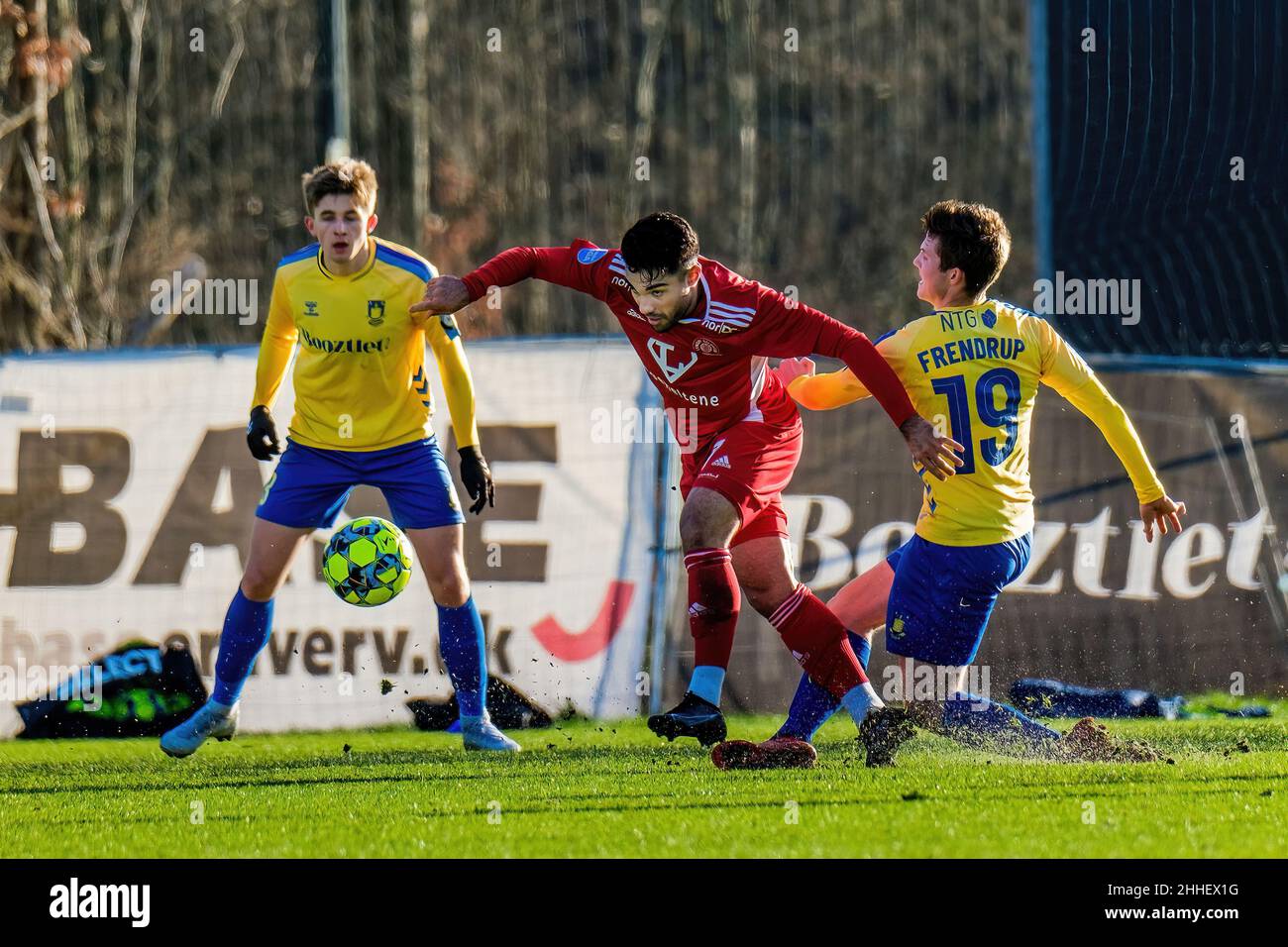 Brondby, Denmark. 22nd, January 2022. Rezan Corlu (97) of Lyngby ...