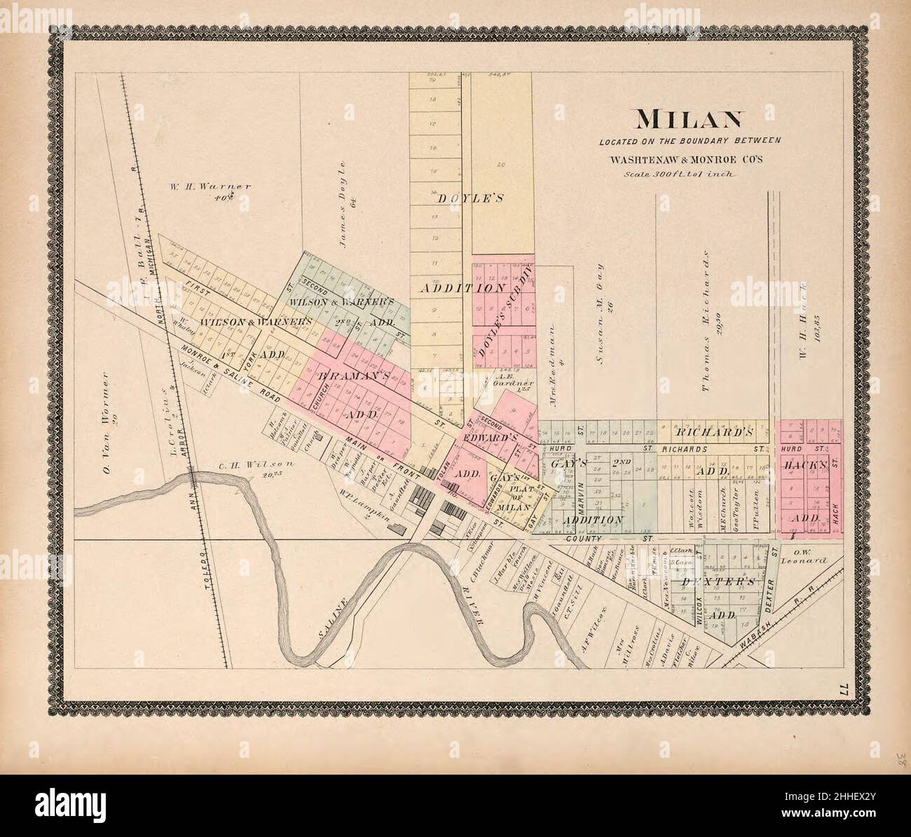 Standard atlas of Washtenaw County, Michigan - including a plat book of ...