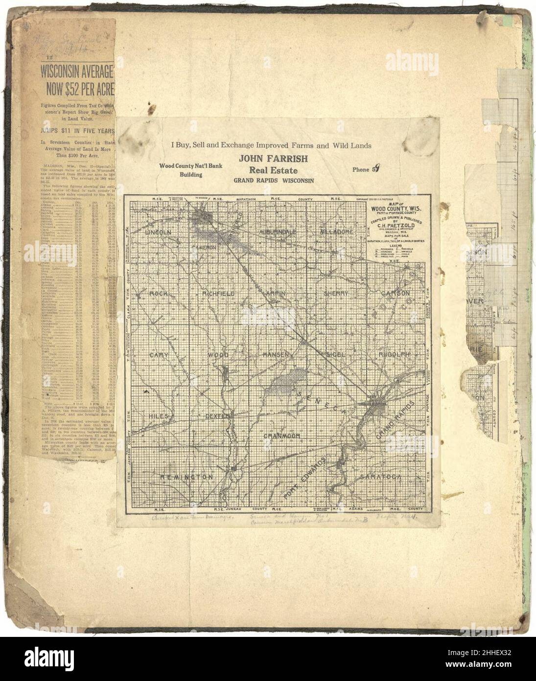 Standard atlas of Wood County, Wisconsin - including a plat book of the villages, cities and ...