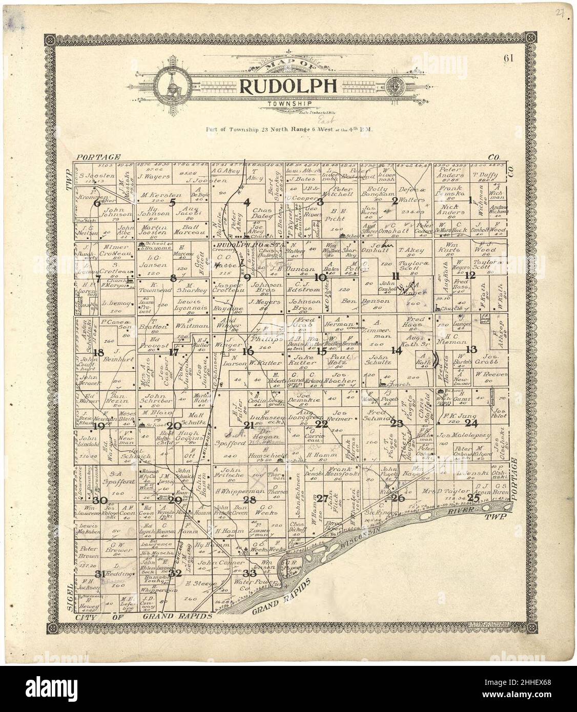 Standard atlas of Wood County, Wisconsin - including a plat book of the ...