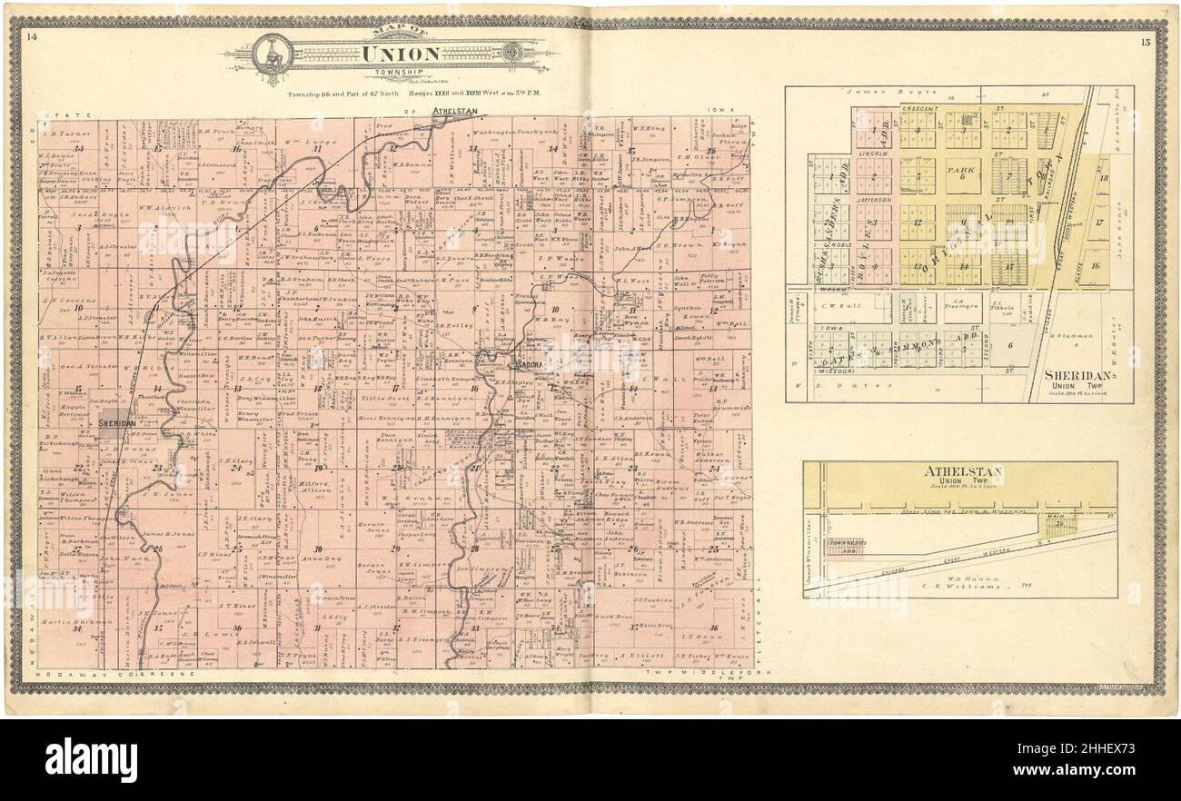 Standard atlas of Worth County, Missouri - including a plat book of the ...