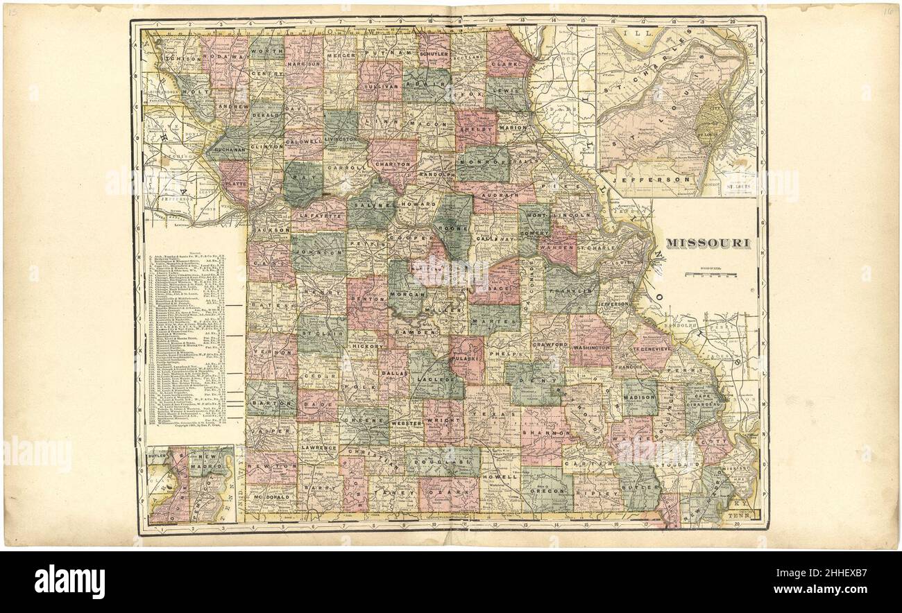Standard atlas of Worth County, Missouri - including a plat book of the villages, cities and ...