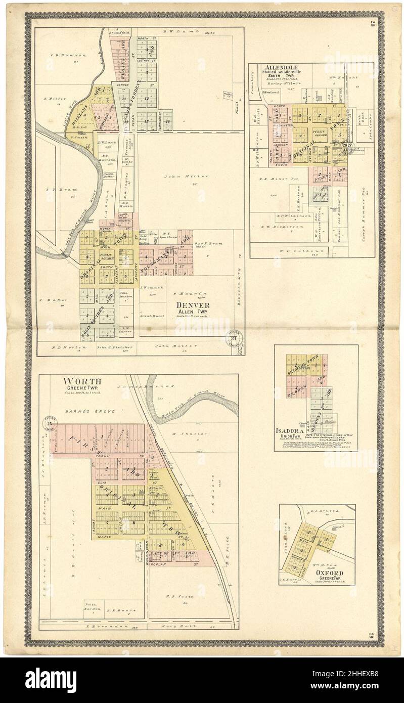 Standard atlas of Worth County, Missouri - including a plat book of the ...