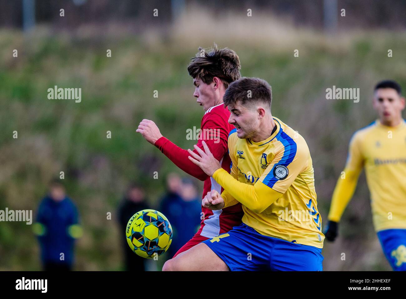 Brondby, Denmark. 22nd, January 2022. Marko Divkovic (24) of Broendby ...